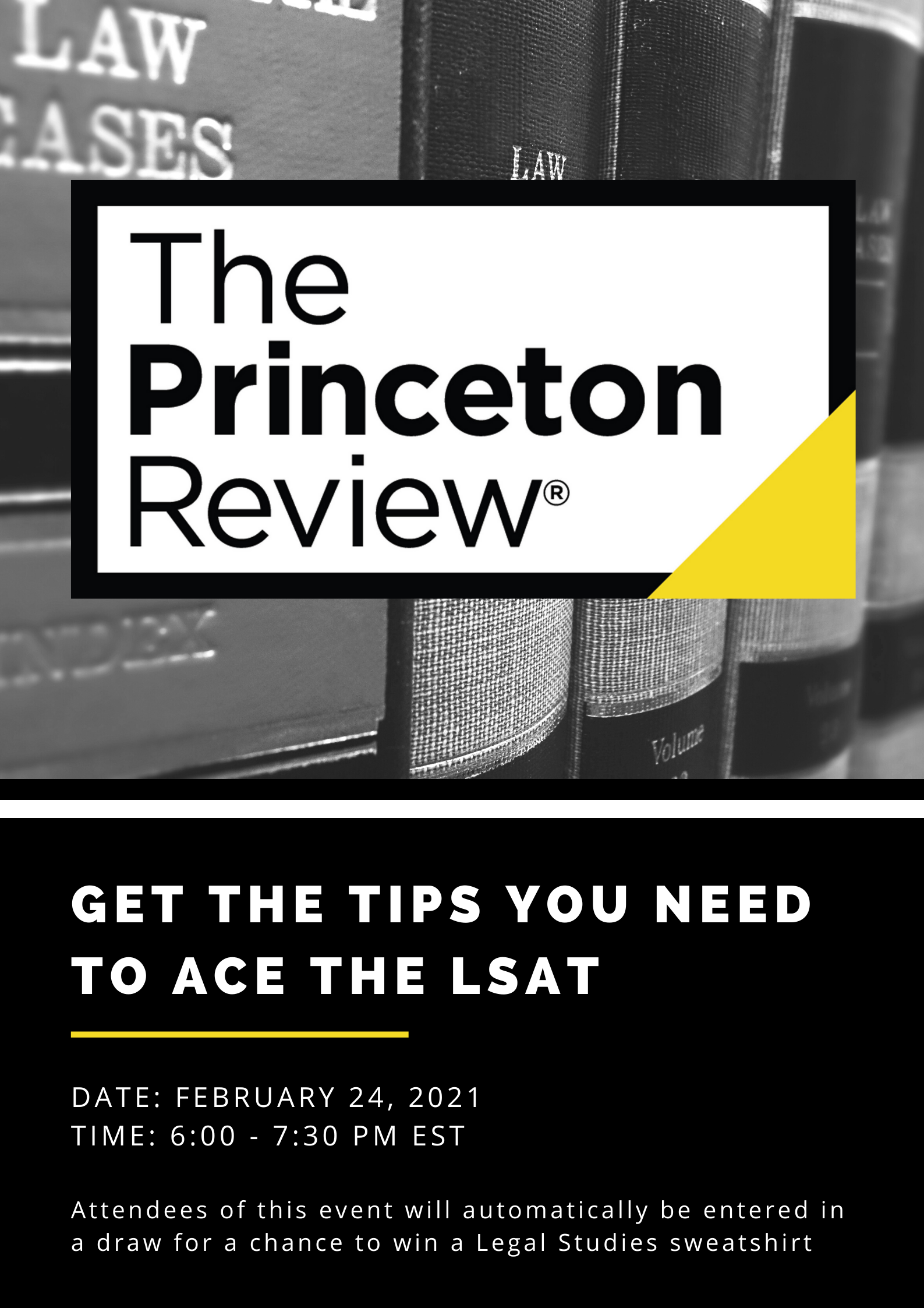 Princeton Review LSAT Study Session – LEGAL STUDIES SOCIETY